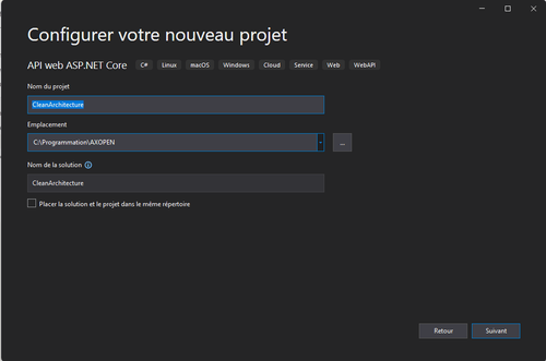 Clean Architecture .NET API - Partie 1 - Création, structure et base