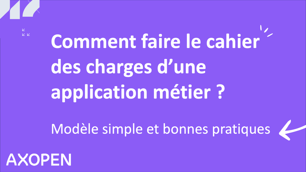 Comment faire le cahier des charges d'une application métier ? Modèle ...